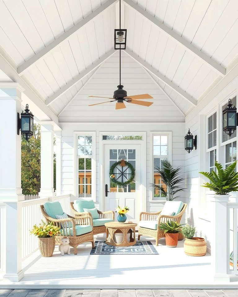 25 Open Gable Porch Ideas for a Welcoming Entrance