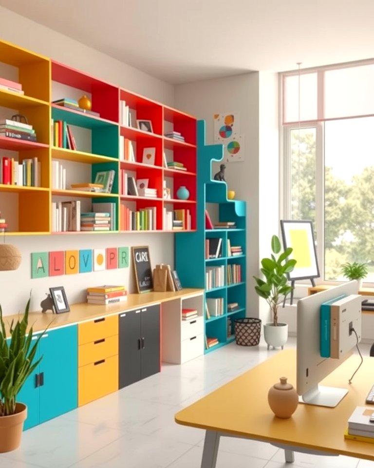 25 Office Shelving Ideas to Maximize Storage and Style