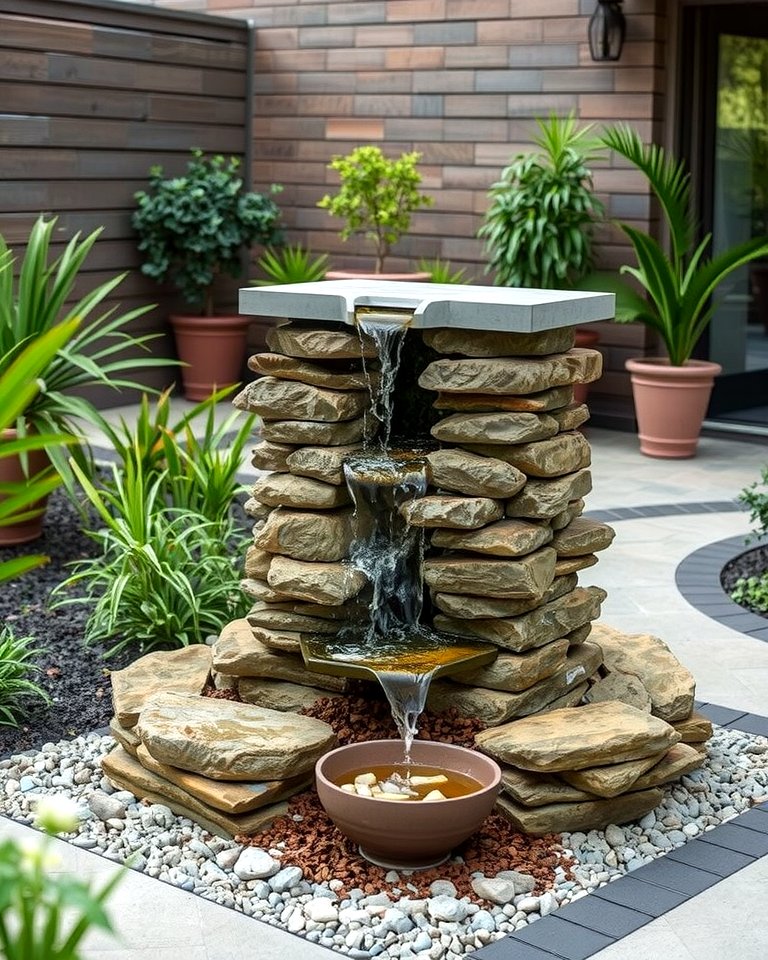 25 Pondless Waterfall Design Ideas for a Serene Backyard