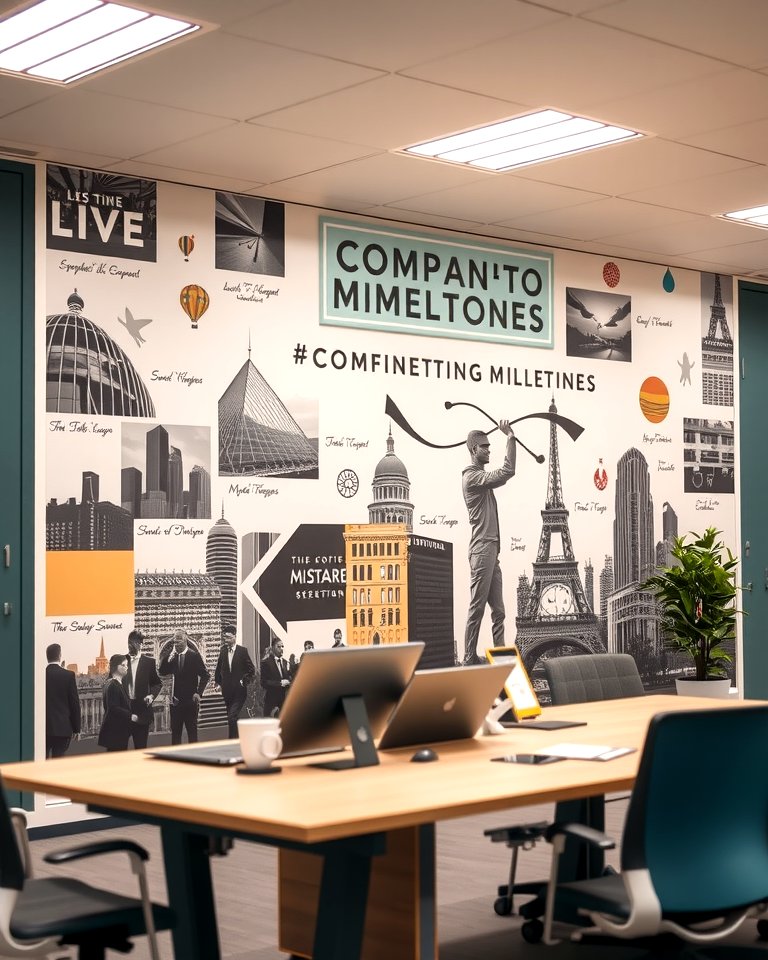 25 Office Wall Murals to Inspire Creativity and Productivity
