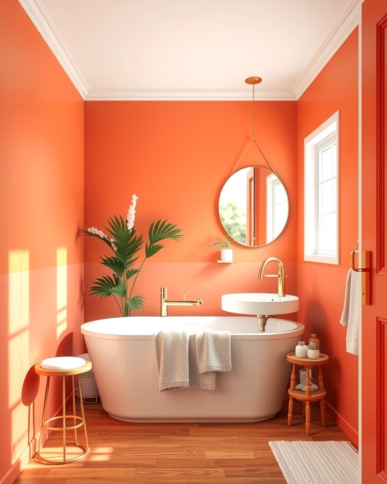 25 Orange Bathroom Ideas for a Vibrant Space