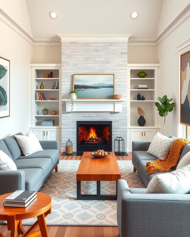 Style Your Small Living Room with Fireplace: Maximize Space & Warmth