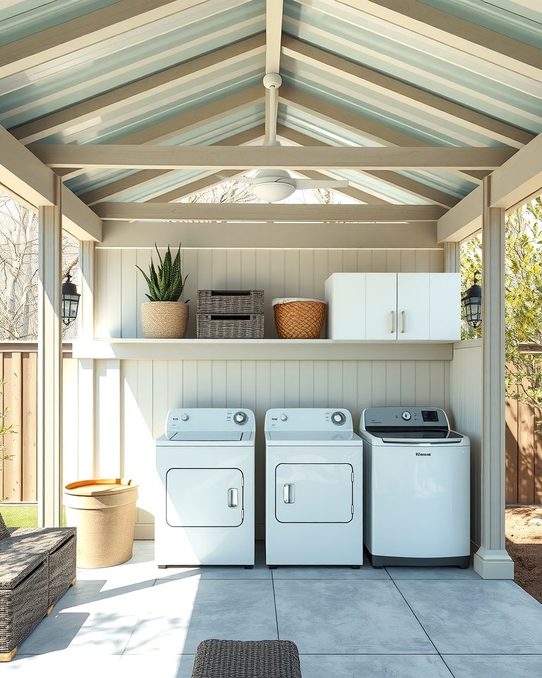 25 Outdoor Laundry Area Design Ideas for Convenience