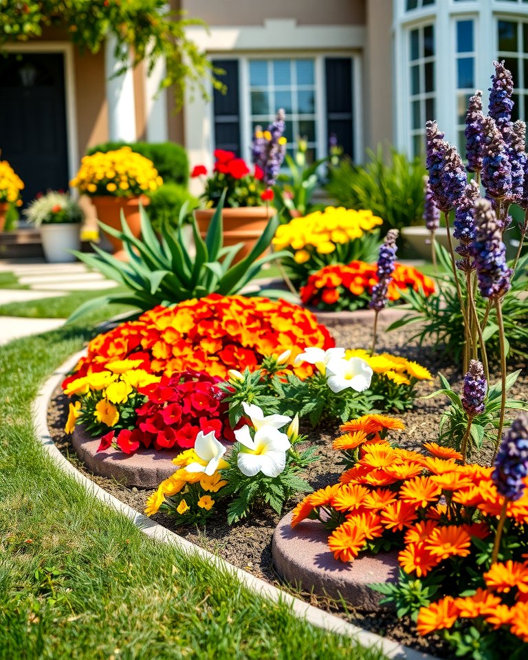 30 Front Yard Flower Bed Ideas for Curb Appeal Boost