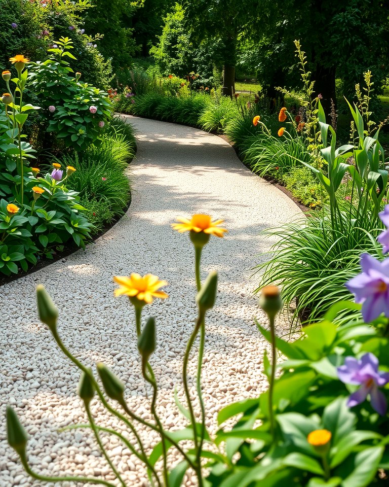 25 Pea Gravel Walkway Ideas for a Charming Garden Path