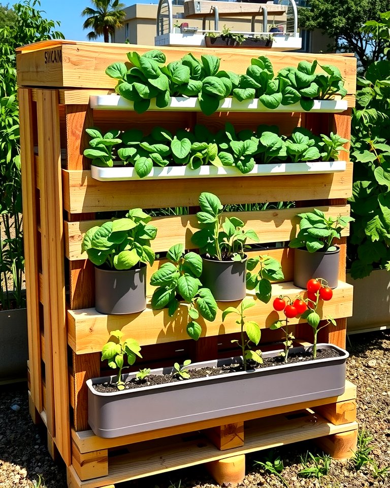 25 Vertical Pallet Garden Ideas for Urban Spaces