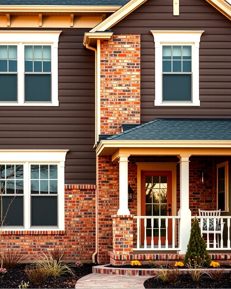 25 Vinyl Siding and Brick Combinations for Curb Appeal
