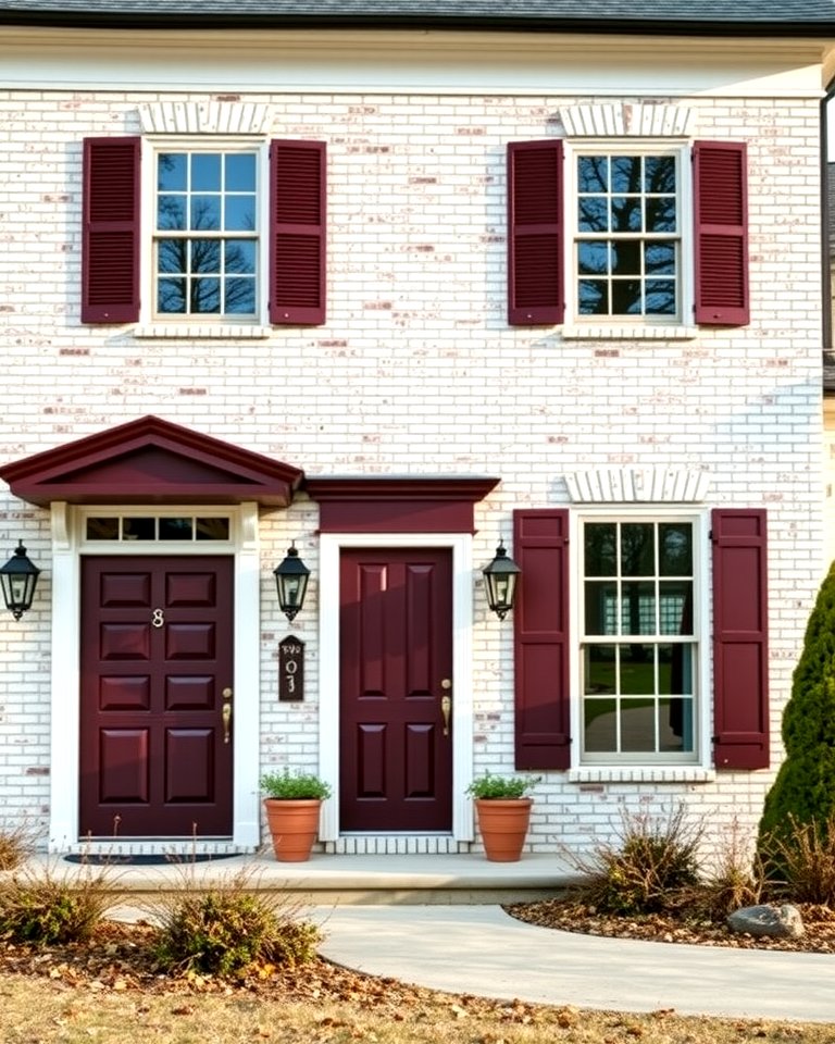 30 Warm Blonde Brick House Color Schemes for Modern Homes