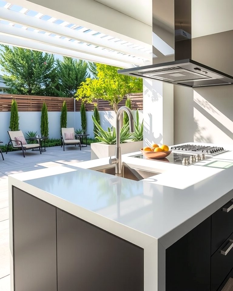 25 Outdoor Kitchen Countertop Ideas for Functionality