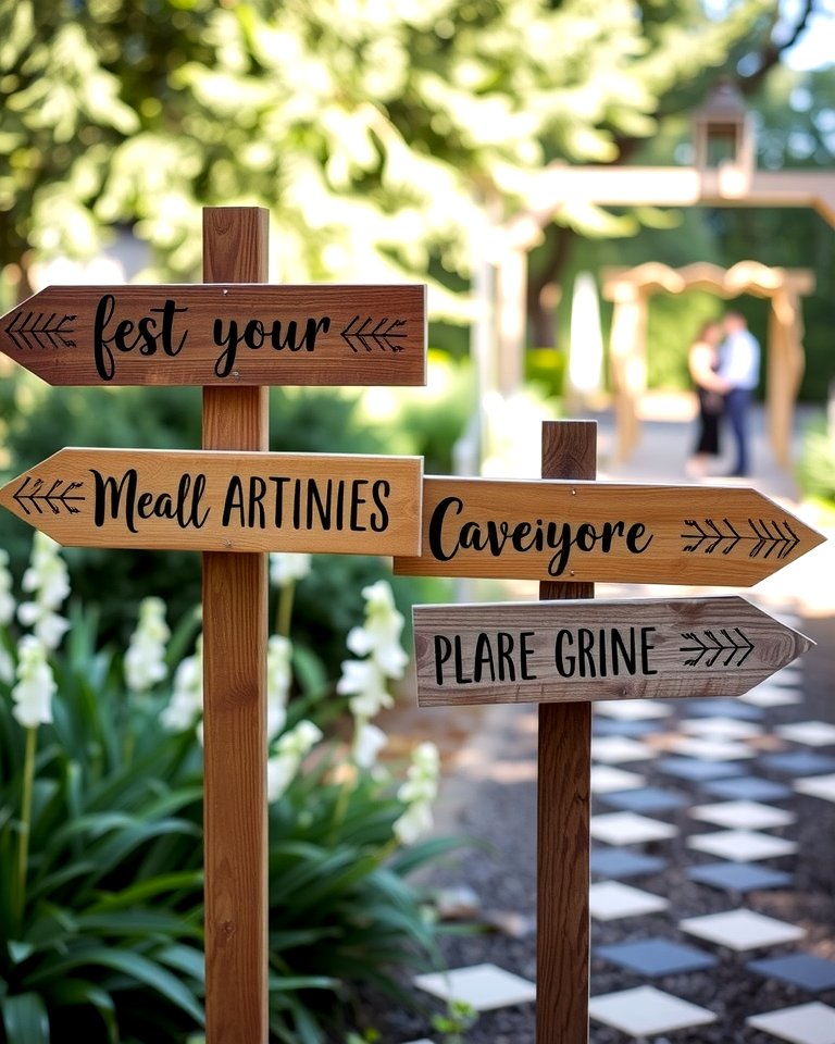 30 Creative Wedding Sign Ideas to Personalize Events