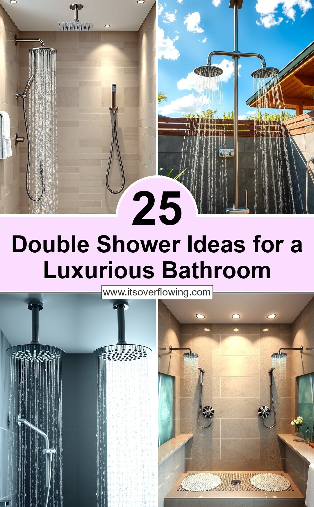 25 Double Shower Ideas for a Luxurious Bathroom