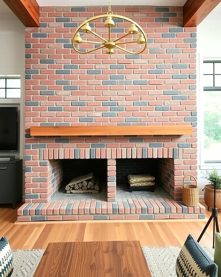 25 Rustic Brick Fireplace Ideas to Warm Up Your Home
