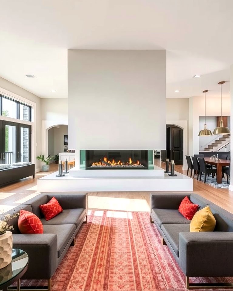 25 Off-center Fireplace Ideas for a Unique and Modern Living Room