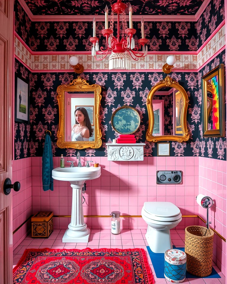 25 Pink and Black Bathroom Ideas for a Bold and Chic Look