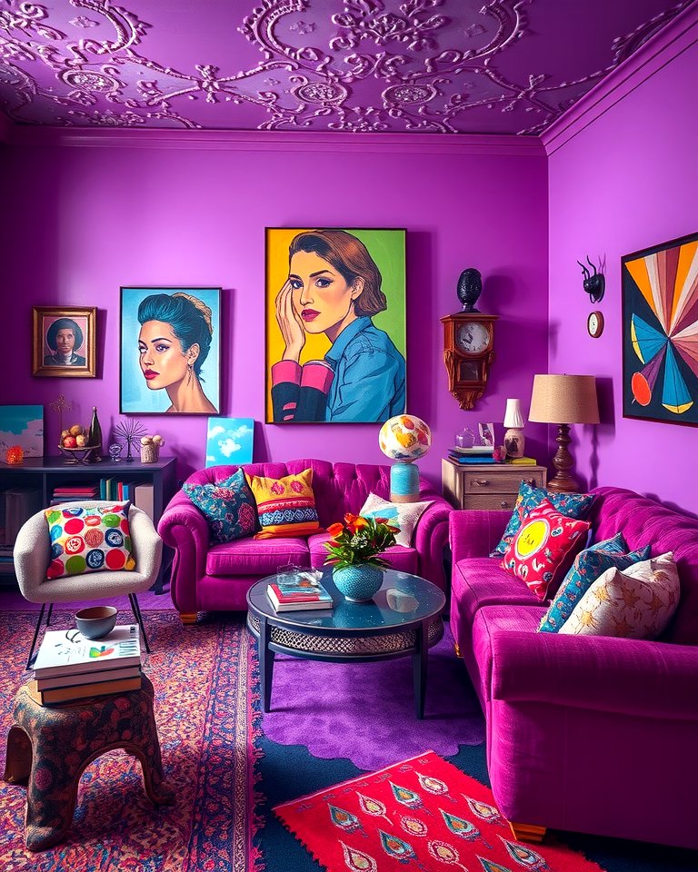 25 Purple Living Room Ideas for a Stylish Home Makeover