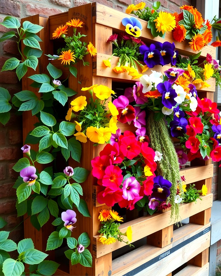 25 Vertical Pallet Garden Ideas for Urban Spaces
