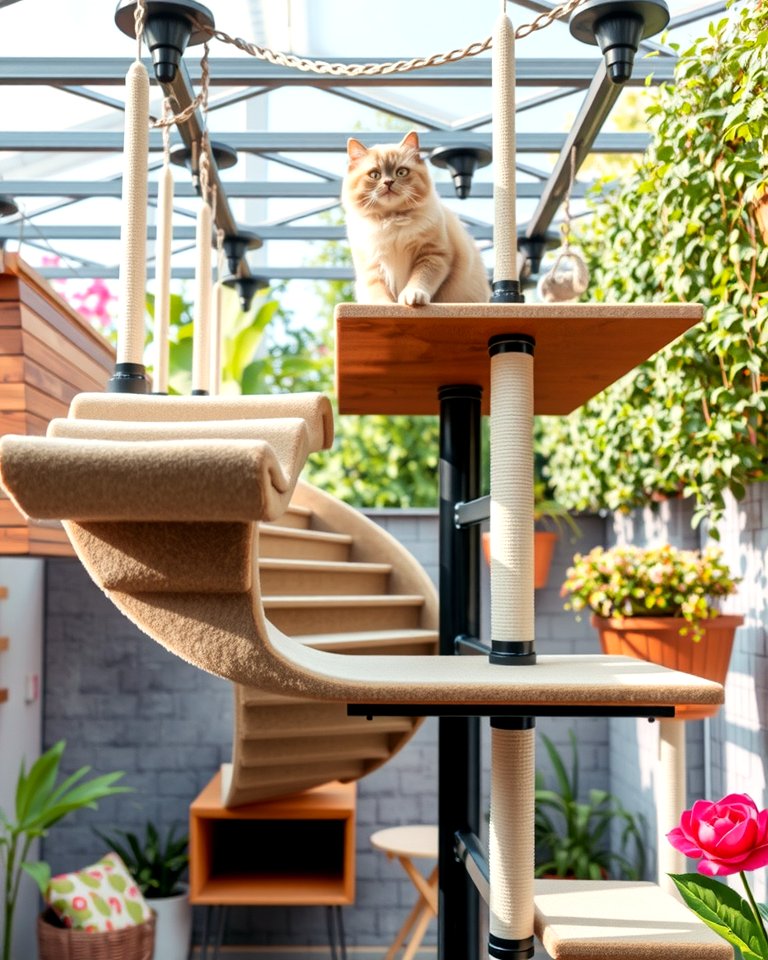 25 Outdoor Catio Ideas for Your Feline Friends