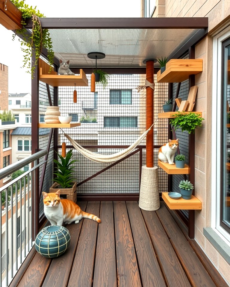 25 Outdoor Catio Ideas for Your Feline Friends