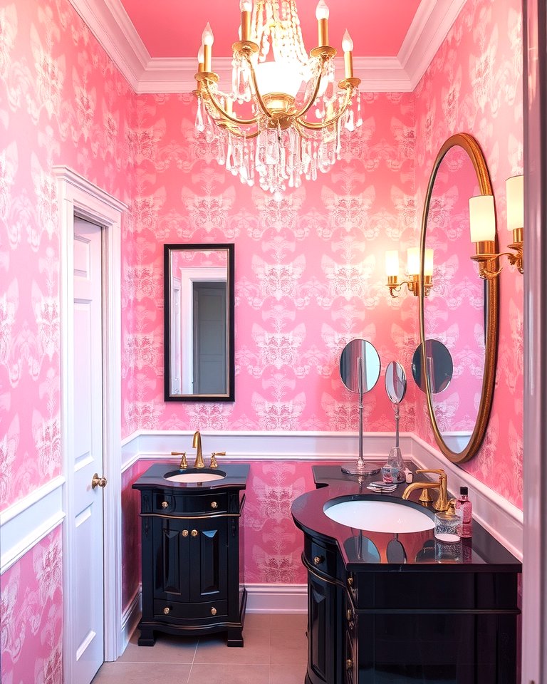 25 Pink and Black Bathroom Ideas for a Bold and Chic Look