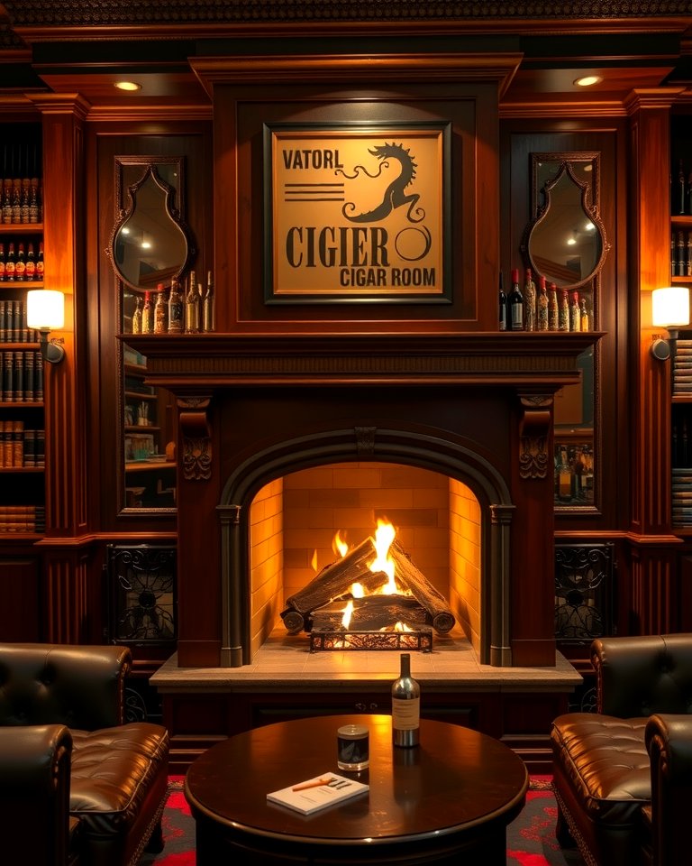 30 Sophisticated Cigar Room Designs for Luxurious Relaxation