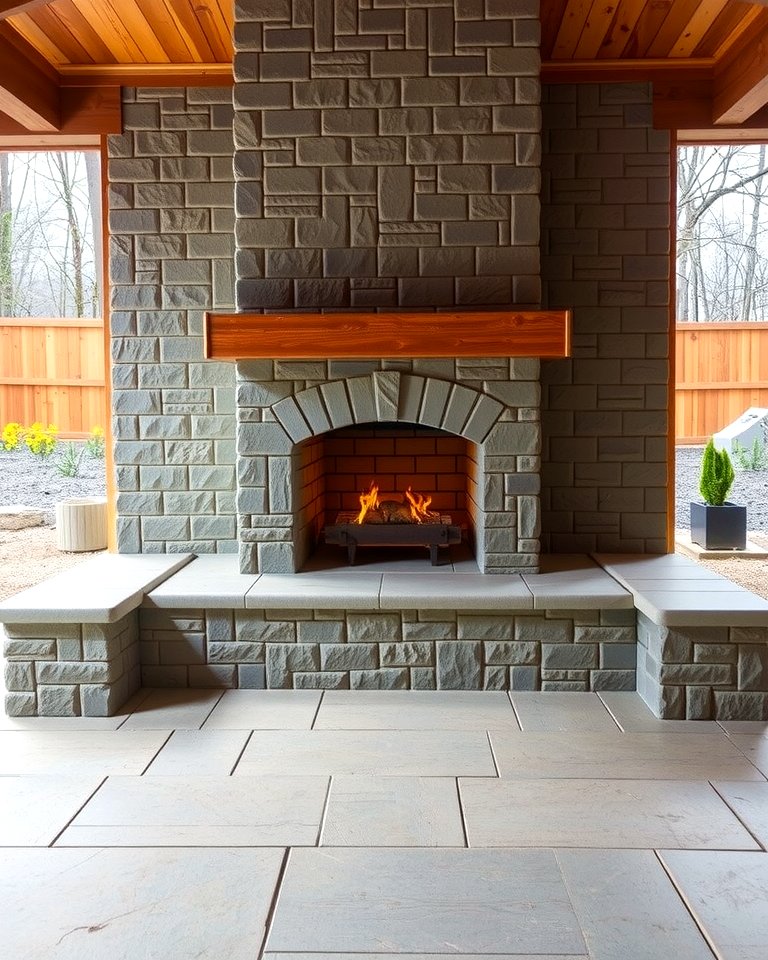 25 Outdoor Fireplace Ideas to Enhance Your Backyard