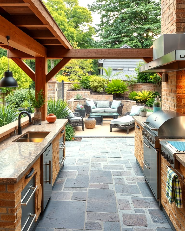 25 Outdoor Kitchen Countertop Ideas for Functionality