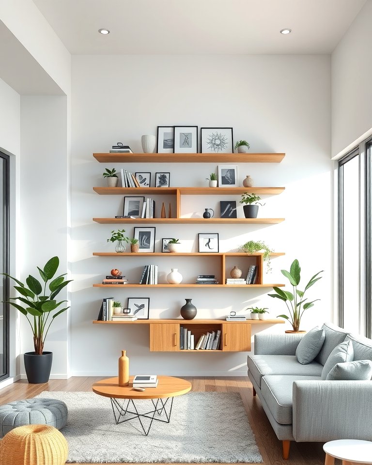 30 Living Room Shelf Ideas for Stylish Storage Solutions