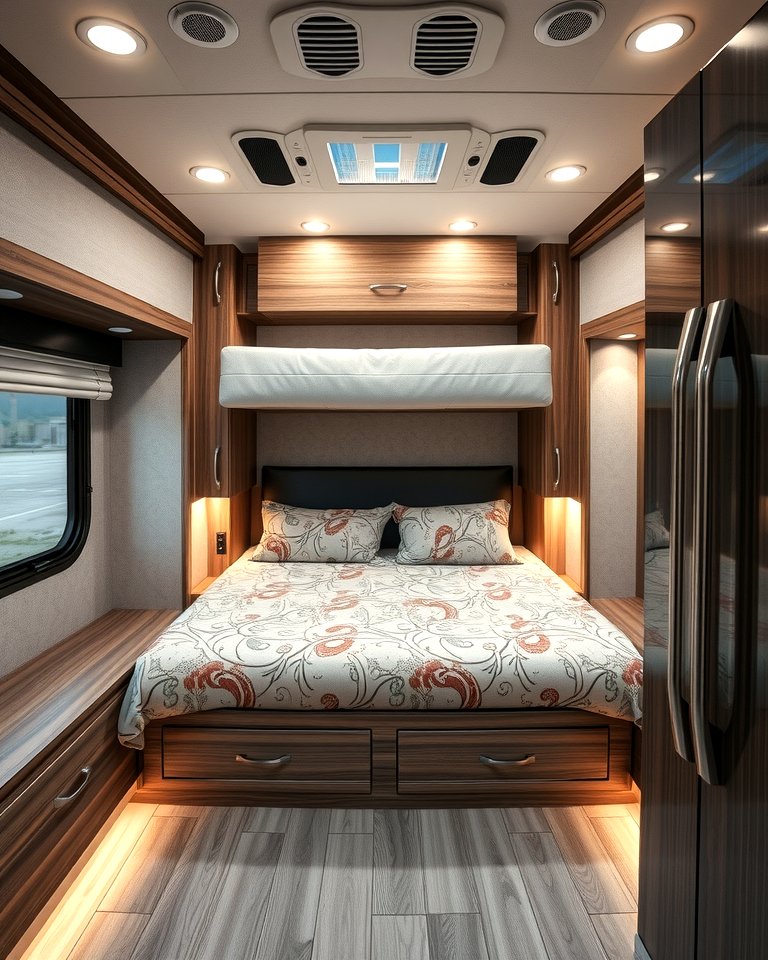 25 RV Bedroom Ideas to Maximize Comfort on the Road