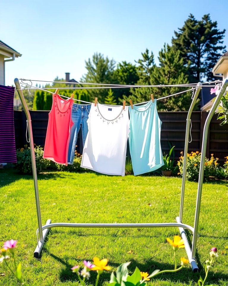 25 Outdoor Clothesline Ideas for Efficient Drying