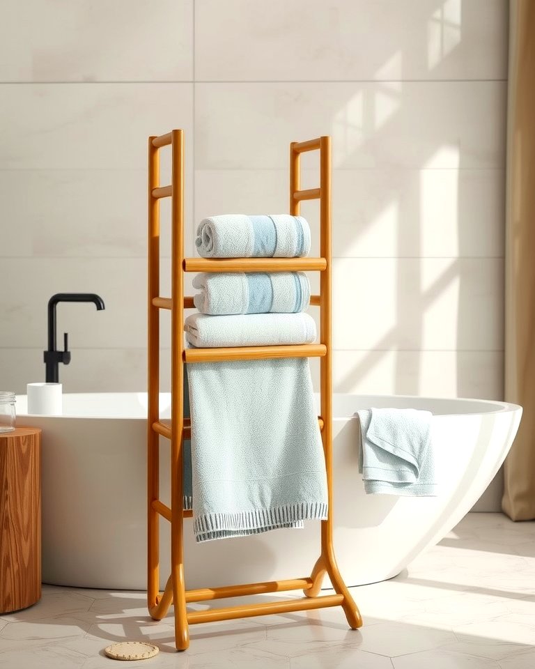25 Towel Display Ideas to Organize Your Bathroom
