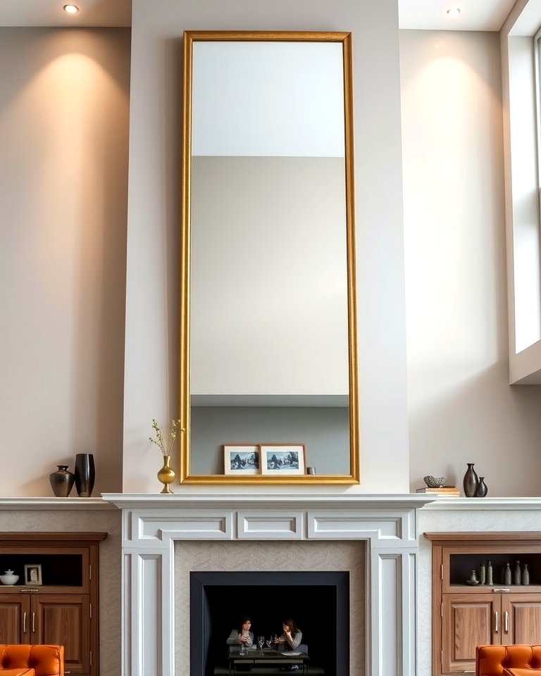 25 Mirror Over Fireplace Ideas to Elevate Your Space