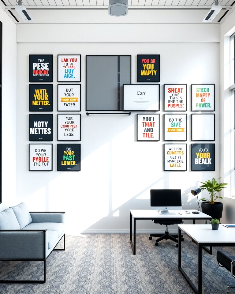 25 Office Wall Decor Ideas to Inspire Creativity