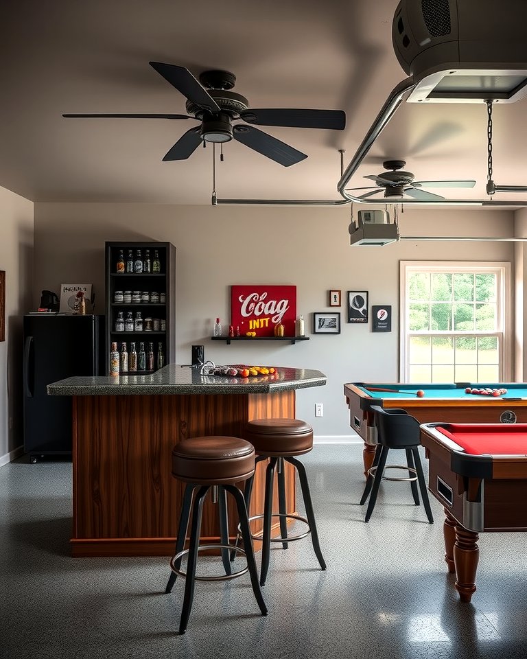30 Garage Game Room Ideas for Ultimate Entertainment Zones