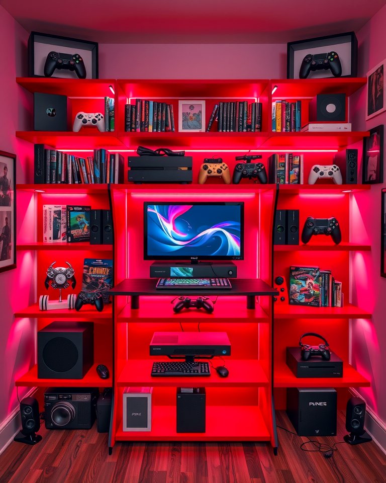 25 Red and Black Gaming Setup Ideas for a Stylish Space