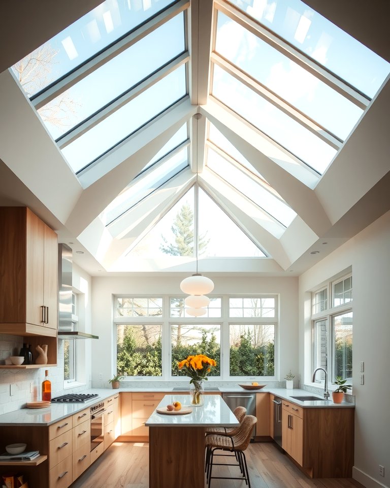 25 Vaulted Ceiling Kitchen Ideas for a Spacious Feel