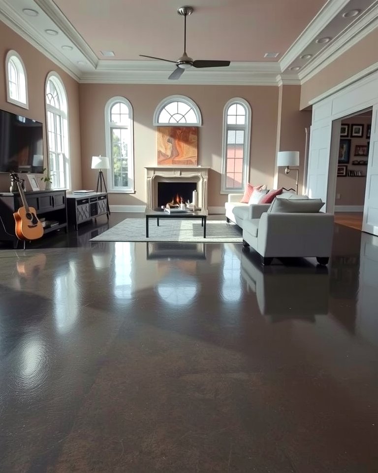 25 Stained Concrete Floors for a Unique Look