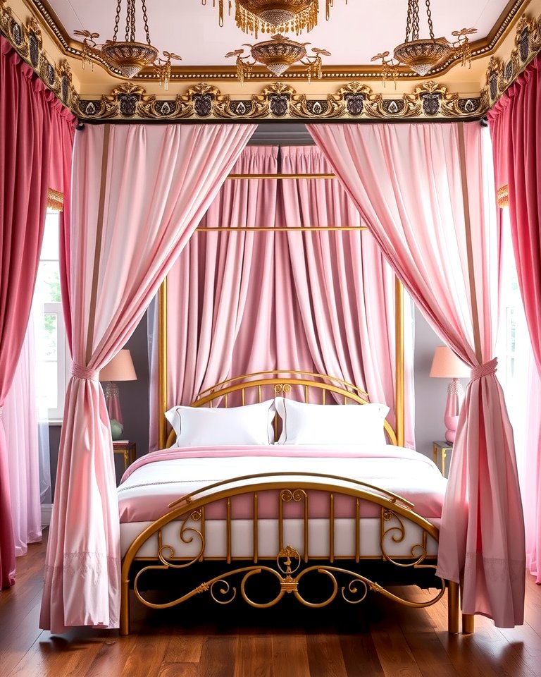 25 Pink and Gold Bedroom Ideas for a Luxurious Retreat