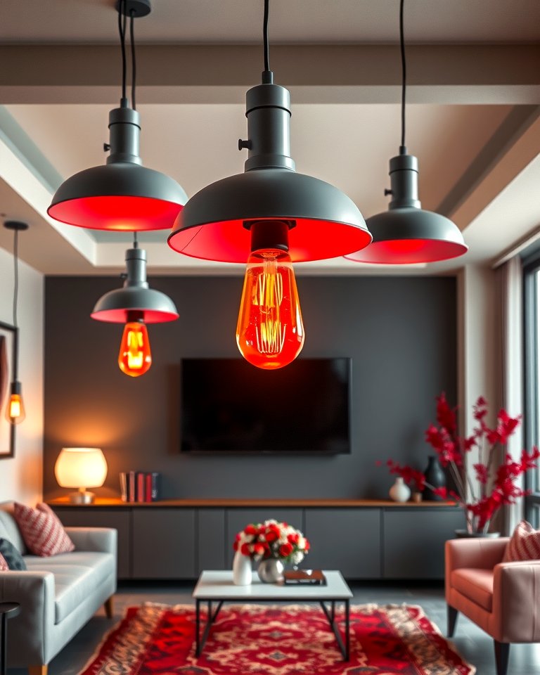 25 Red and Grey Living Room Ideas for a Modern Touch