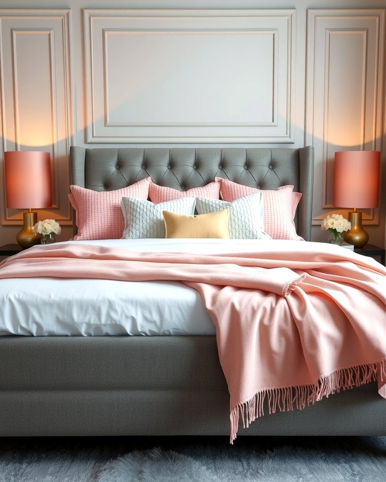 25 Pink and Grey Bedroom Ideas for a Serene Space