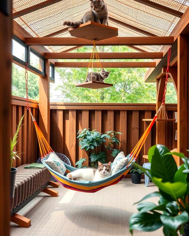 25 Outdoor Catio Ideas for Your Feline Friends