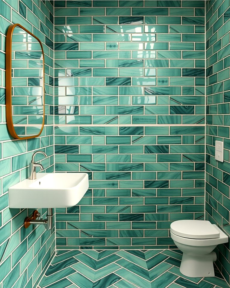 30 Green Tile Bathroom Inspiration Ideas for Bold Spaces