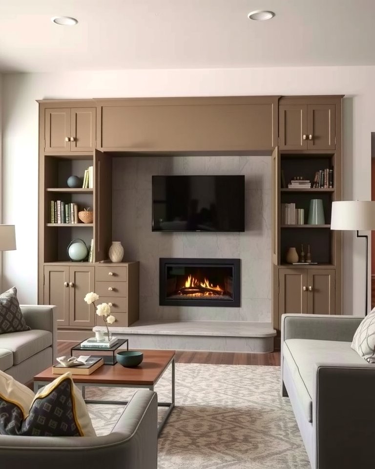 30 Fireplace Built-In Design Ideas for Focal Point Spaces