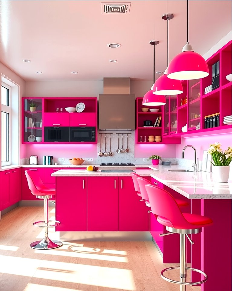 30 Pink Kitchen Ideas to Refresh Your Cooking Space