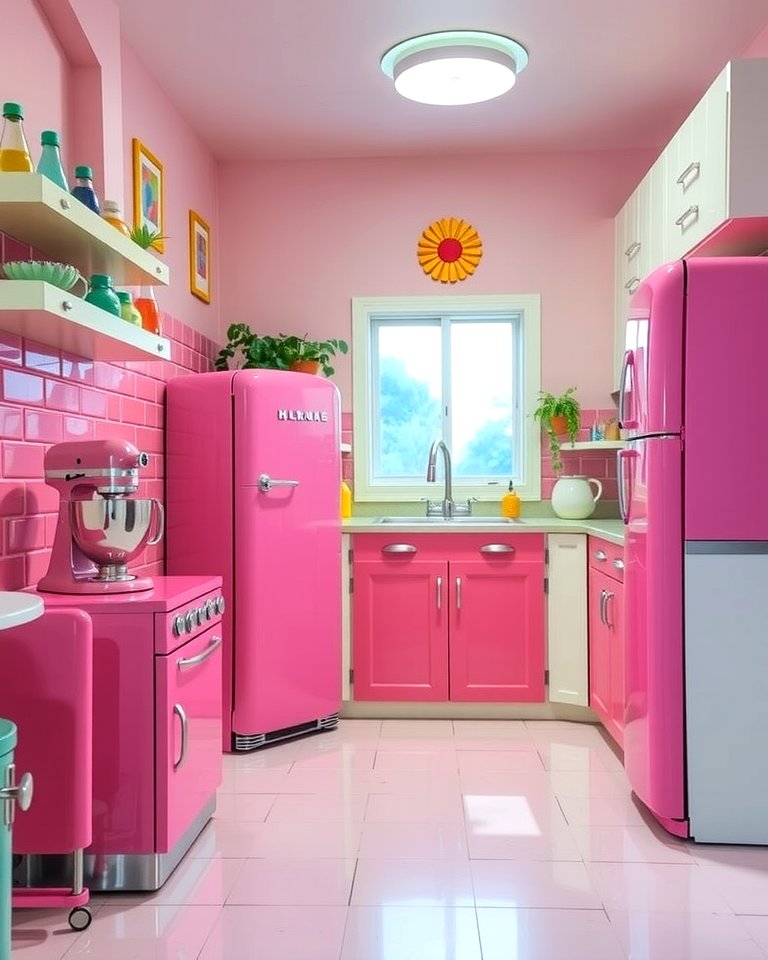 30 Pink Kitchen Ideas to Refresh Your Cooking Space