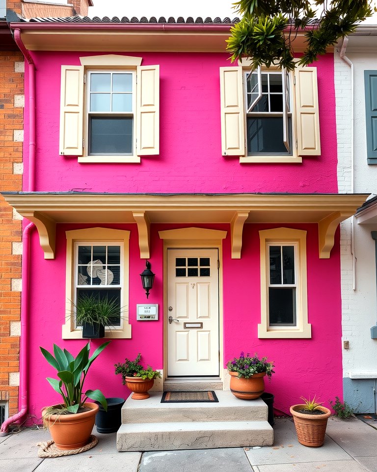25 Pink House Exterior Ideas for a Charming Look