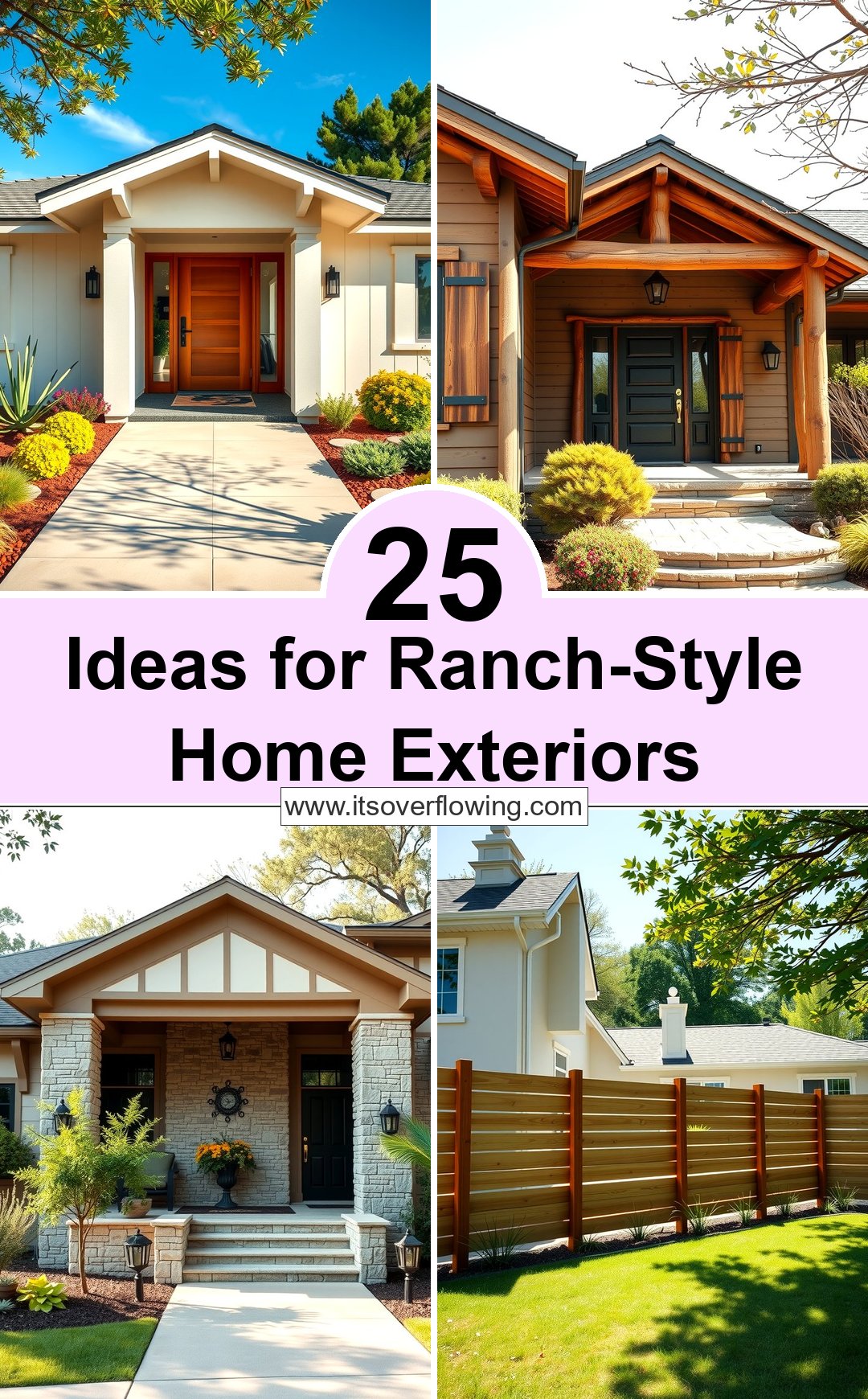 25 Ideas for Ranch-Style Home Exteriors