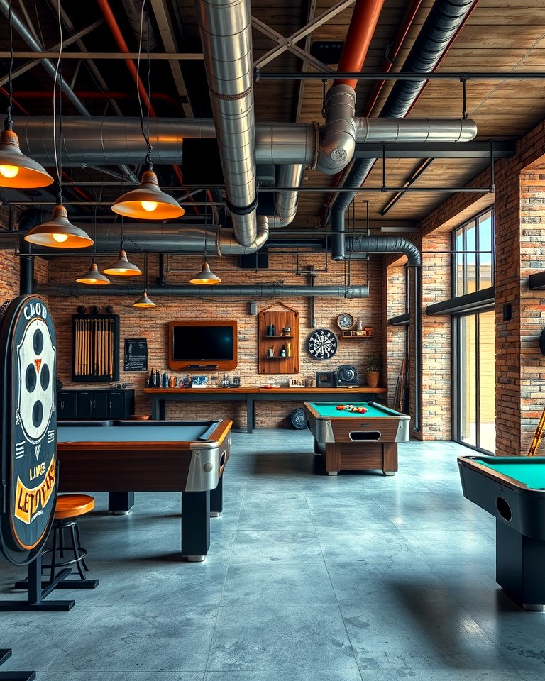 30 Garage Game Room Ideas for Ultimate Entertainment Zones