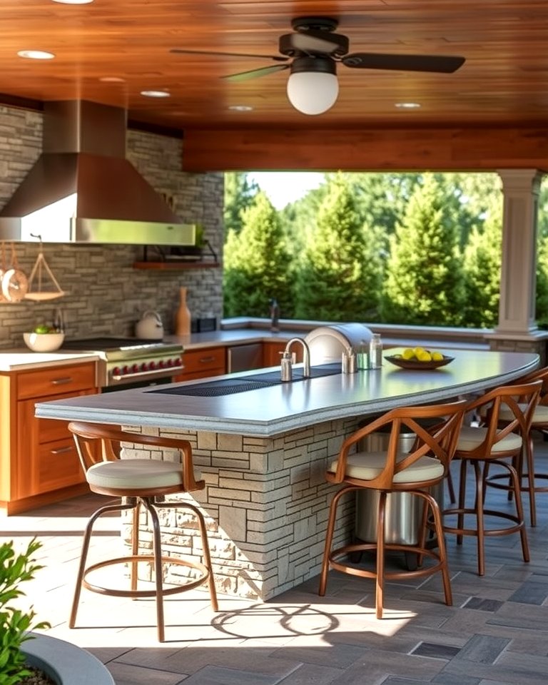 25 Outdoor Kitchen Island Ideas for Entertaining
