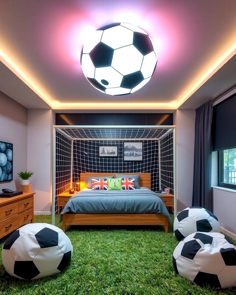 30 Sporty Soccer Bedroom Ideas for Young Athletes