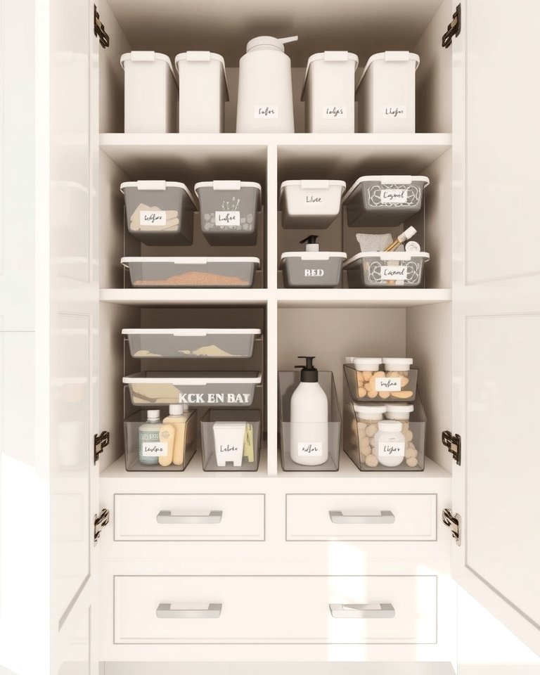 30 Bathroom Cabinet Organizing Ideas for Clutter-Free Spaces
